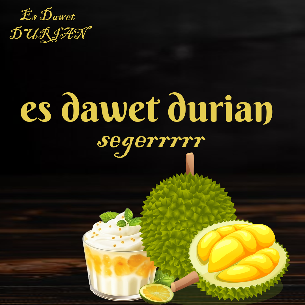 Es Dawet Durian: Cara Membuat Es Dawet Perpanduan Segar dan Lezat