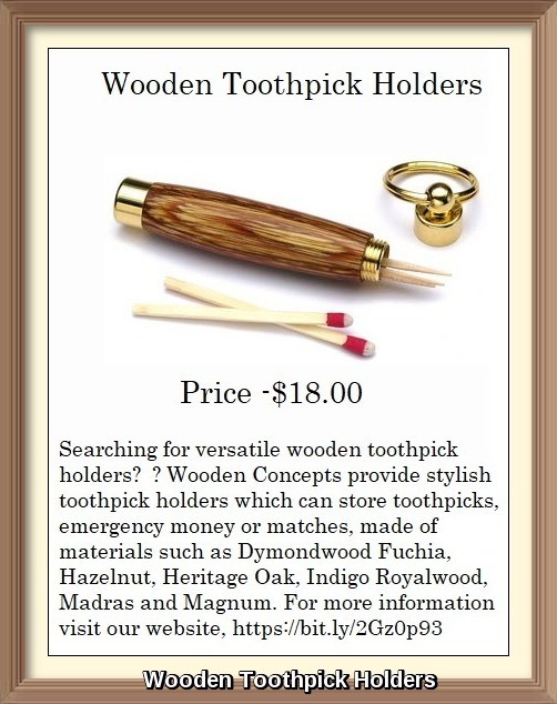 Wooden Toothpick Holders Design - Gifyu